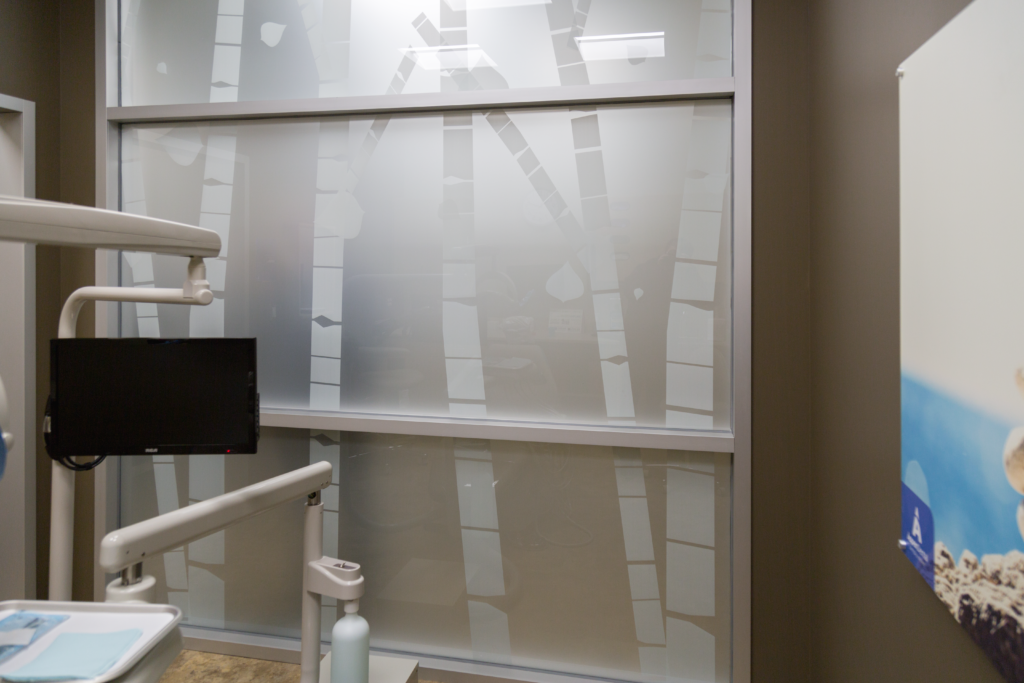 Custom Privacy Glass Window Film - Modernistic